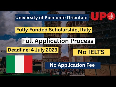University of Piemonte Orientale Italy PhD Scholarship 2025 Application ...