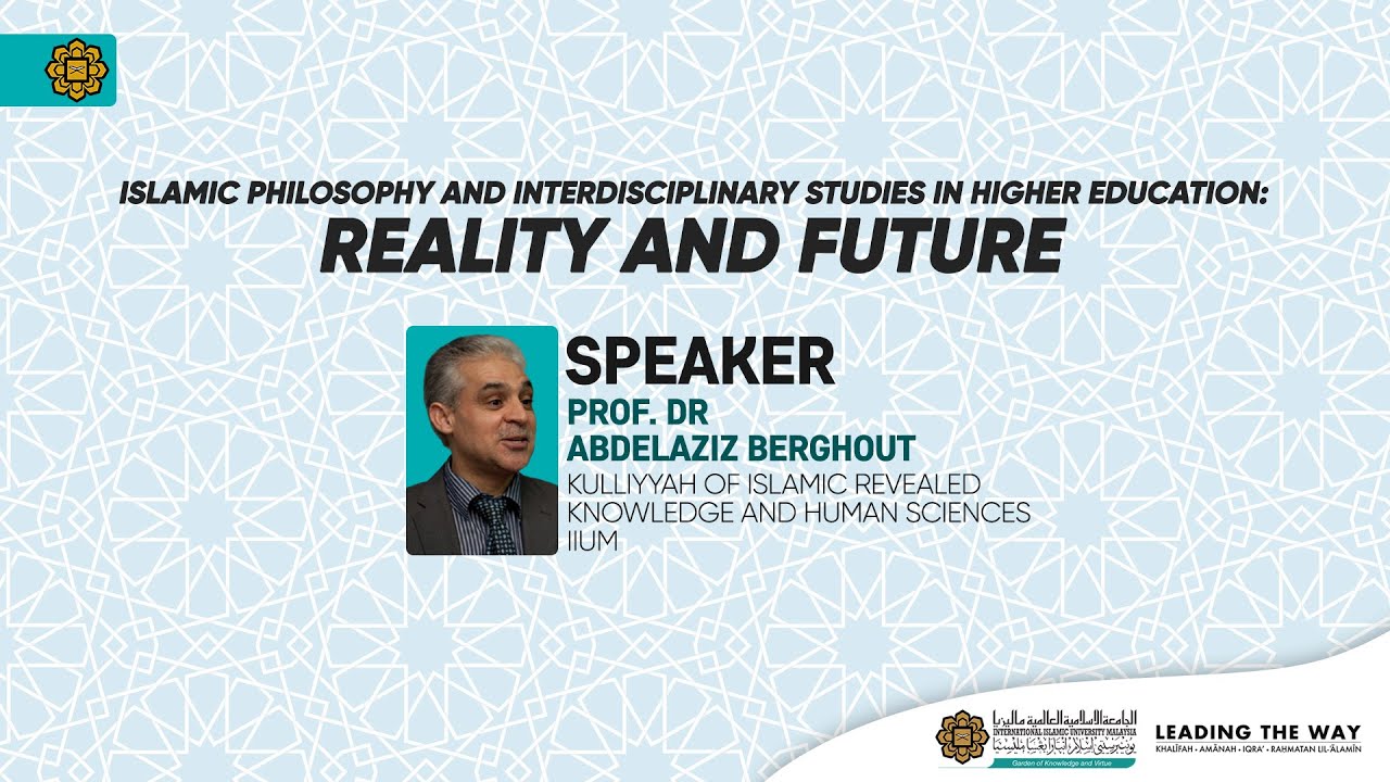 2nd : ISLAMIC PHILOSOPHY AND INTERDISCIPLINARY STUDIES IN HIGHER ...