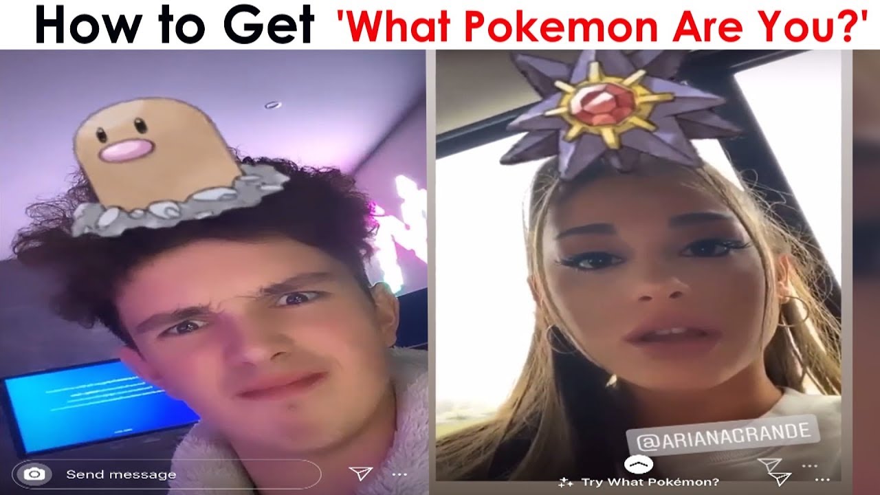 How to Get 'What Pokemon Are You?' - New Instagram Filter - YouTube