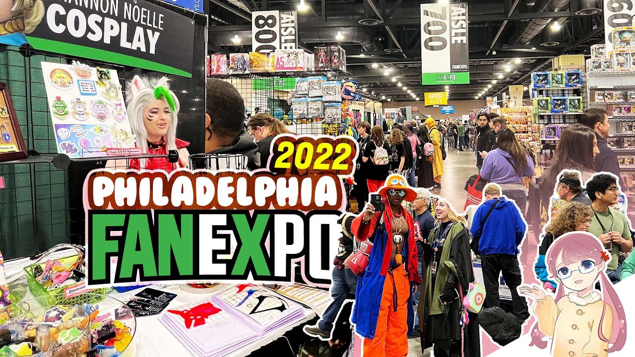 FAN EXPO Philadelphia 2022 Comic Con Vlog Tour - YouTube
