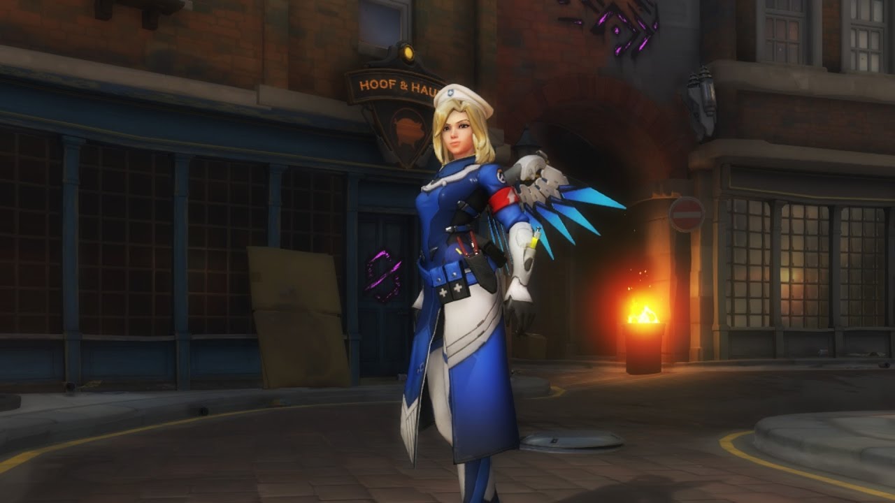 Mercy "Combat Medic Zeigler" Skin! - YouTube