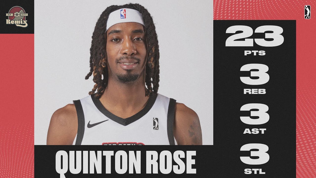 Quinton Rose (23 points) Highlights vs Santa Cruz Warriors 12/02/2023 ...