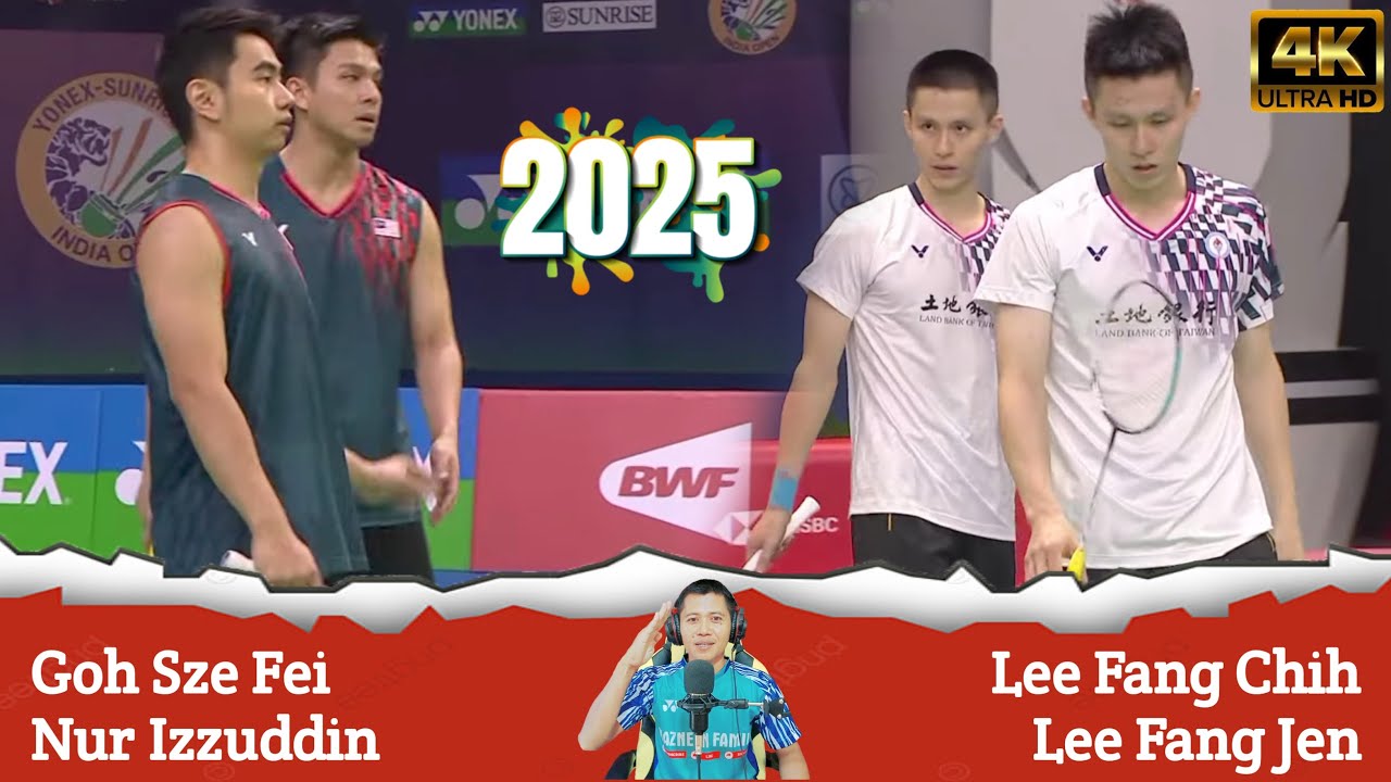 Badminton Goh Sze Fei/Nur Izzuddin vs Lee Fang Chih/Lee Fang Jen I ...