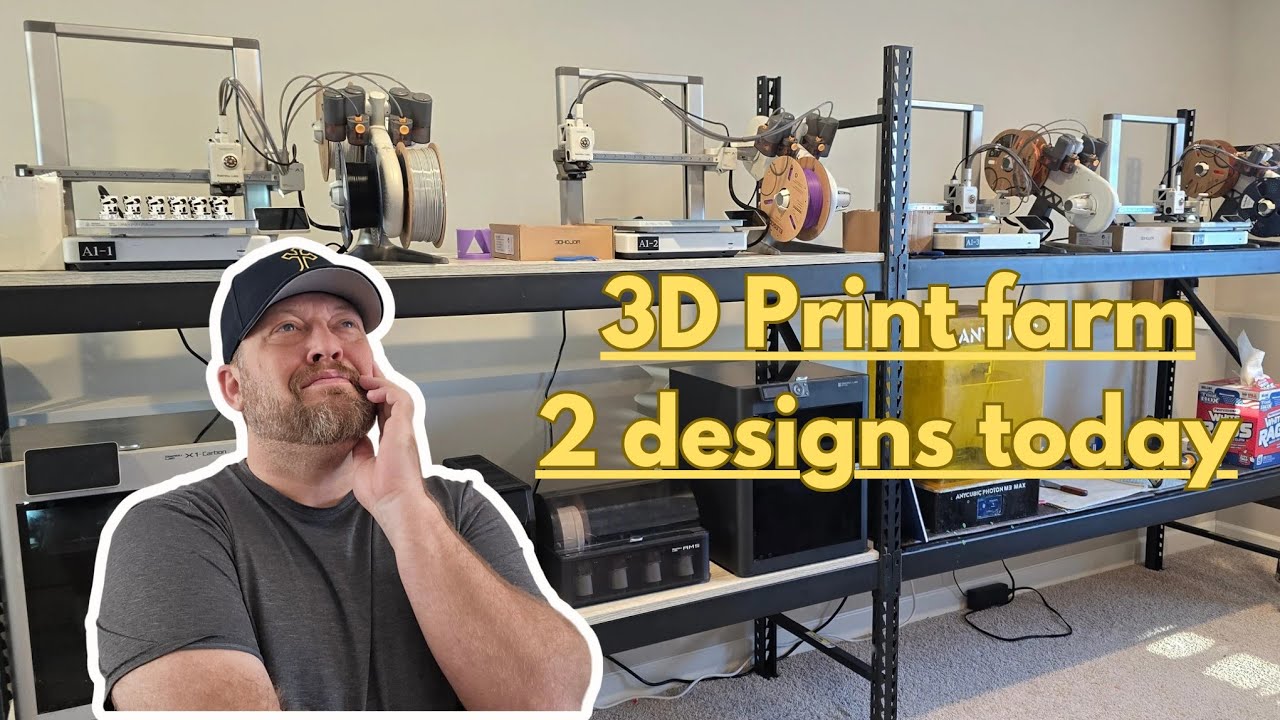 My 3D Printing Farm CHANGED MY LIFE! - YouTube