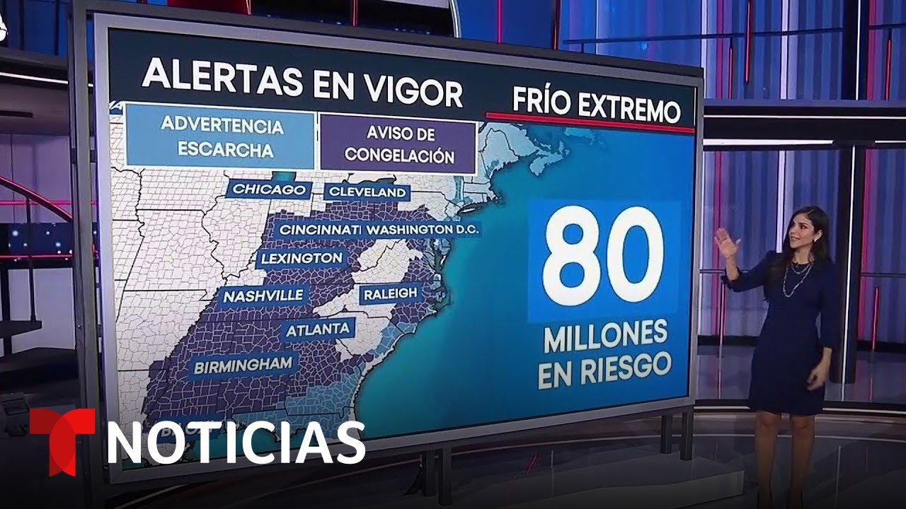 Bajas temperaturas ponen en alerta a 80 millones de personas | Noticias ...