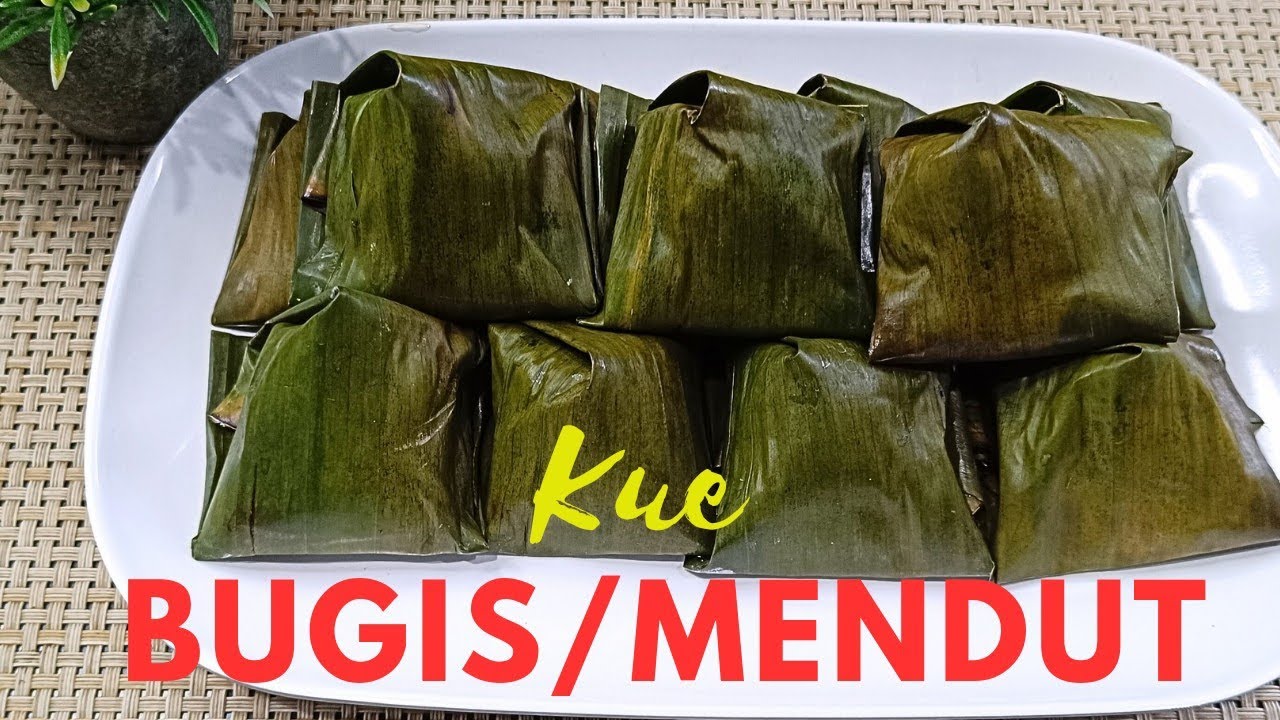 RESEP KUE BUGIS KETAN HITAM||MENDUT KETAN HITAM ENAK - YouTube