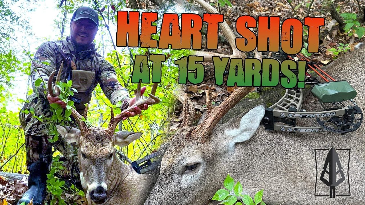First Illinois Buck (Heart Shot at 15 yards) - YouTube