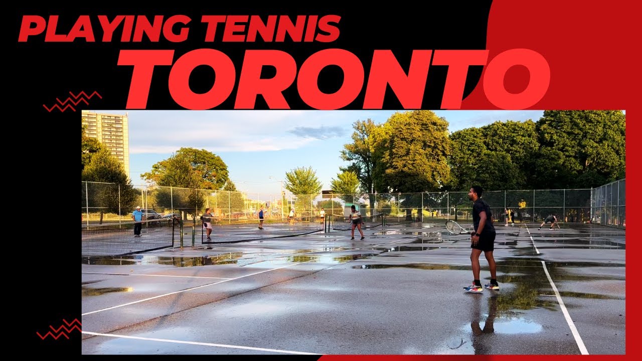 My first vlog - Playing tennis in downtown Toronto, Canada - YouTube