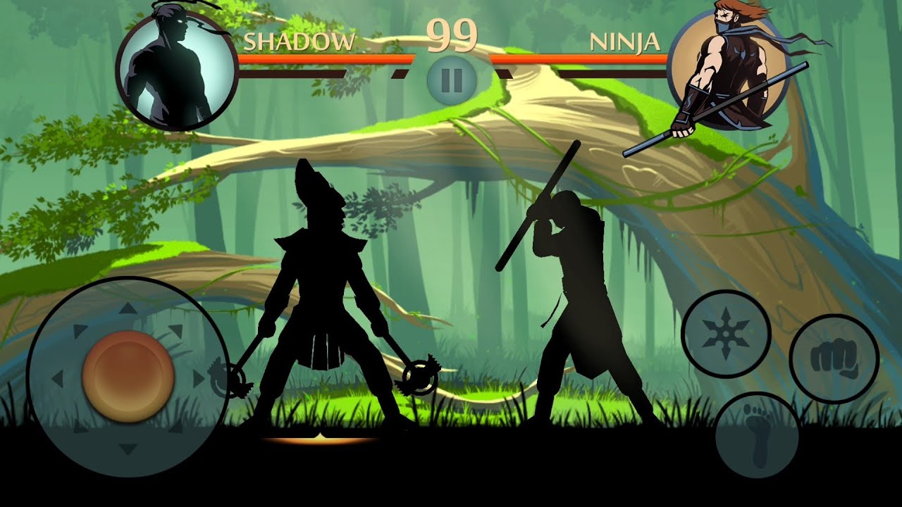 SHADOW Vs NINJA Top 6 Match in Shadow fight 2 !! must watch FIGHT game ...