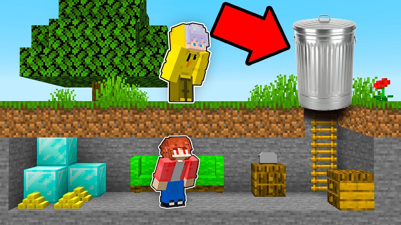 ENGAÑÉ a mi Amigo Fingiendo ser POBRE en Minecraft! - YouTube