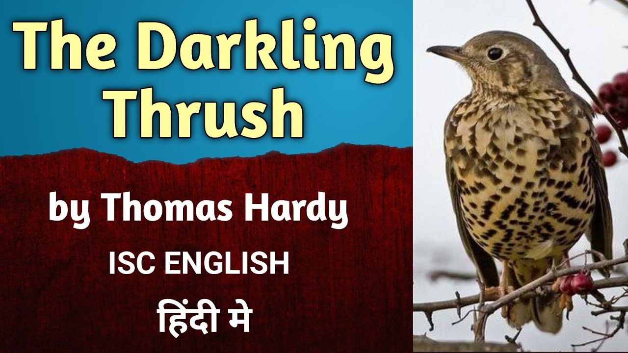 The Darkling Thrush - ISC English | Poem by Thomas Hardy | explanation ...