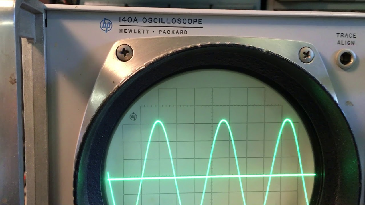 HP 140A CRO and HP 130C CRO and HP 652A Test Oscillator Hewlett-Packard ...