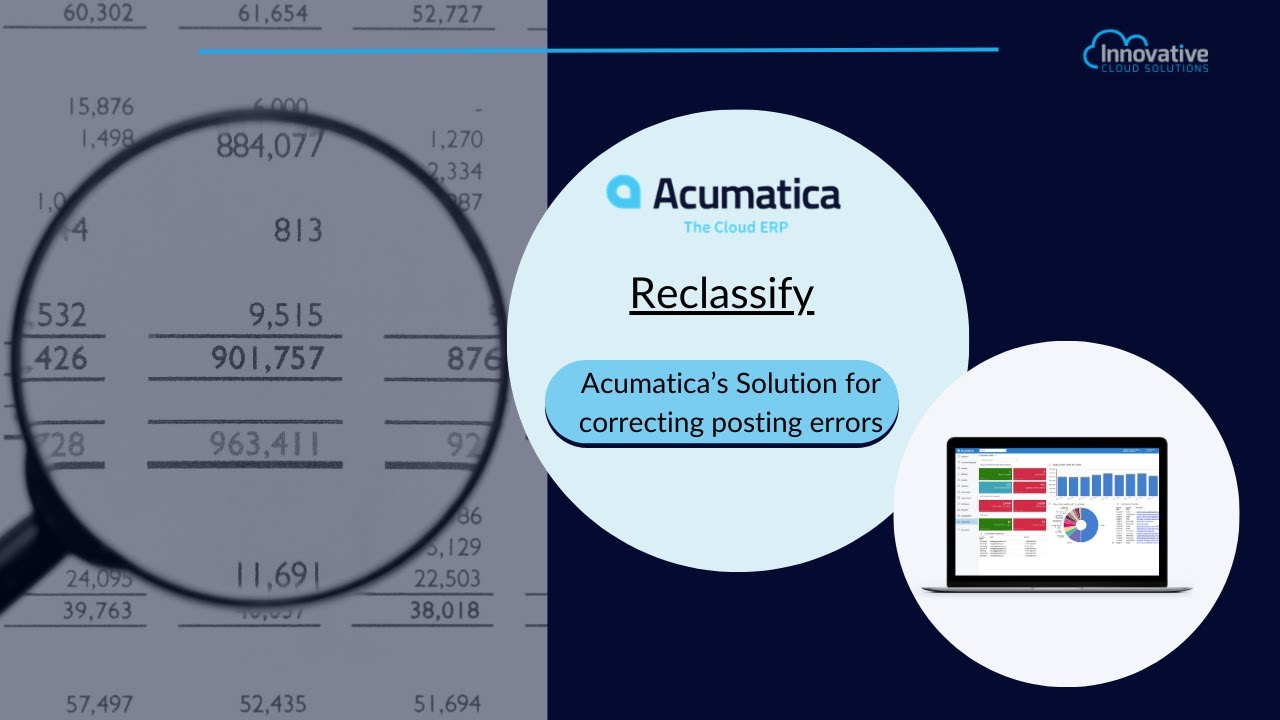 Introduction to Acumatica Reclassify - YouTube