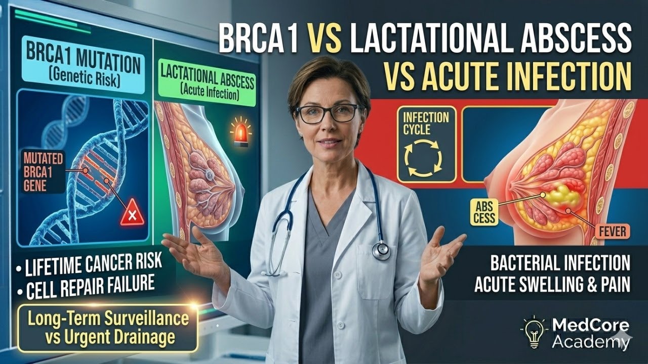 Lactational Abscess vs BRCA1 | Which Requires Urgent Action? - YouTube