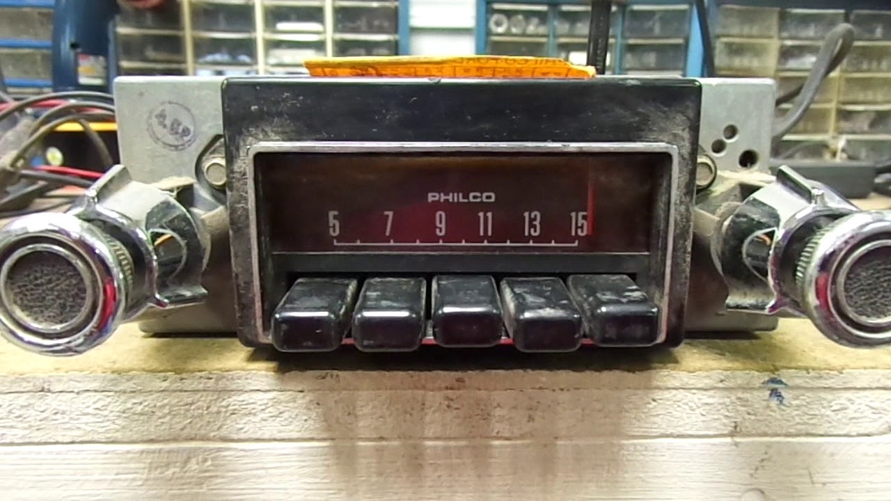 1971-1973 Ford AM Push Button Radio Philco D22A May Fit: Maverick ...