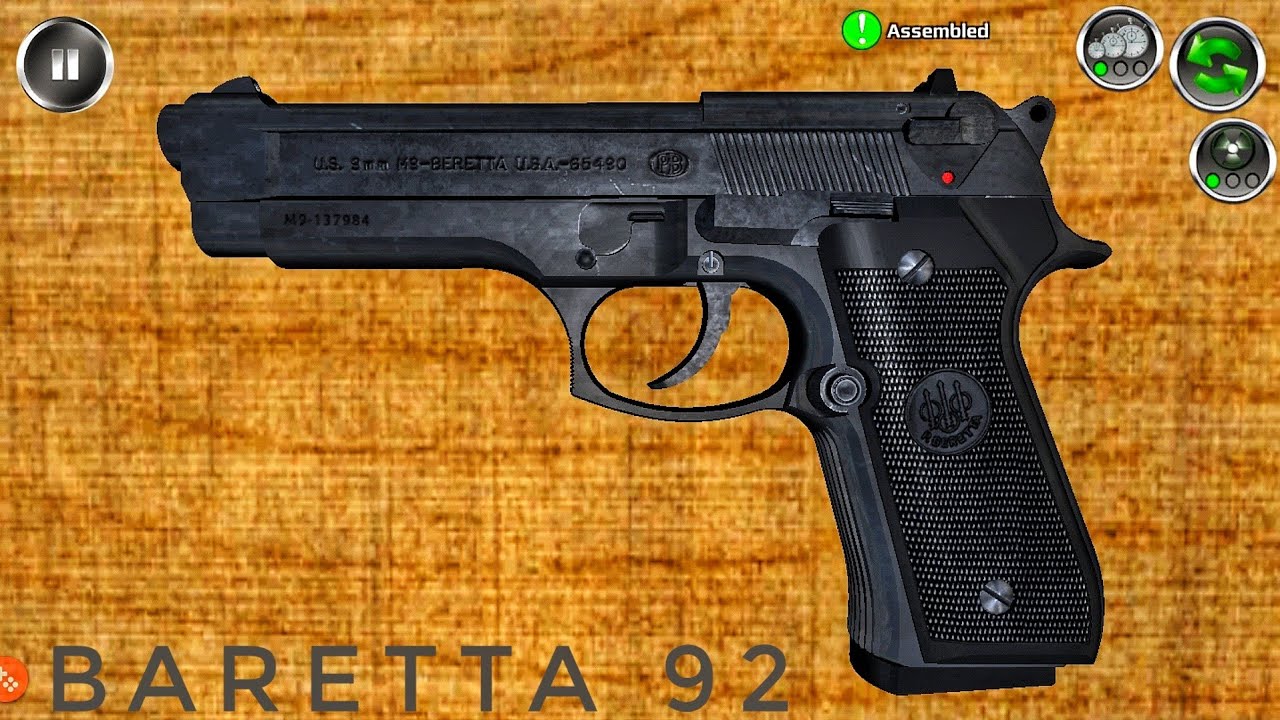 The Italian🇮🇹 Baretta 92 Pistol - YouTube
