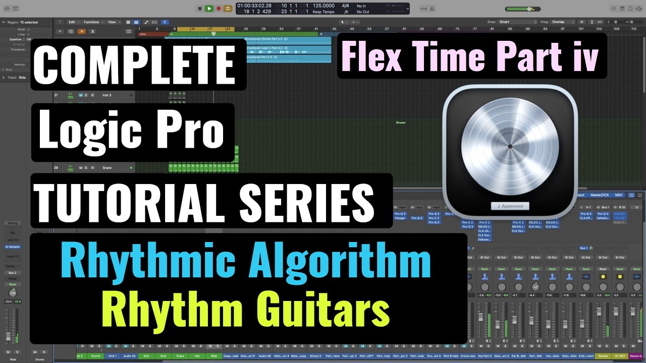 Logic Pro Complete Tutorial - 30 Rhythmic Algorithm (Rhythm Guitars ...