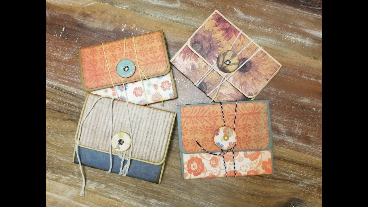Cute Mini Folio with lots of Flips - YouTube