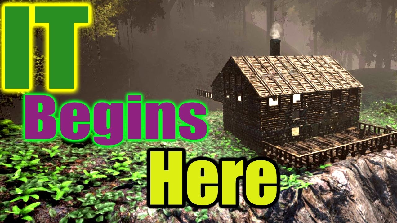 Ark Survival Evolved - Build Series - It Begins Here!! - YouTube