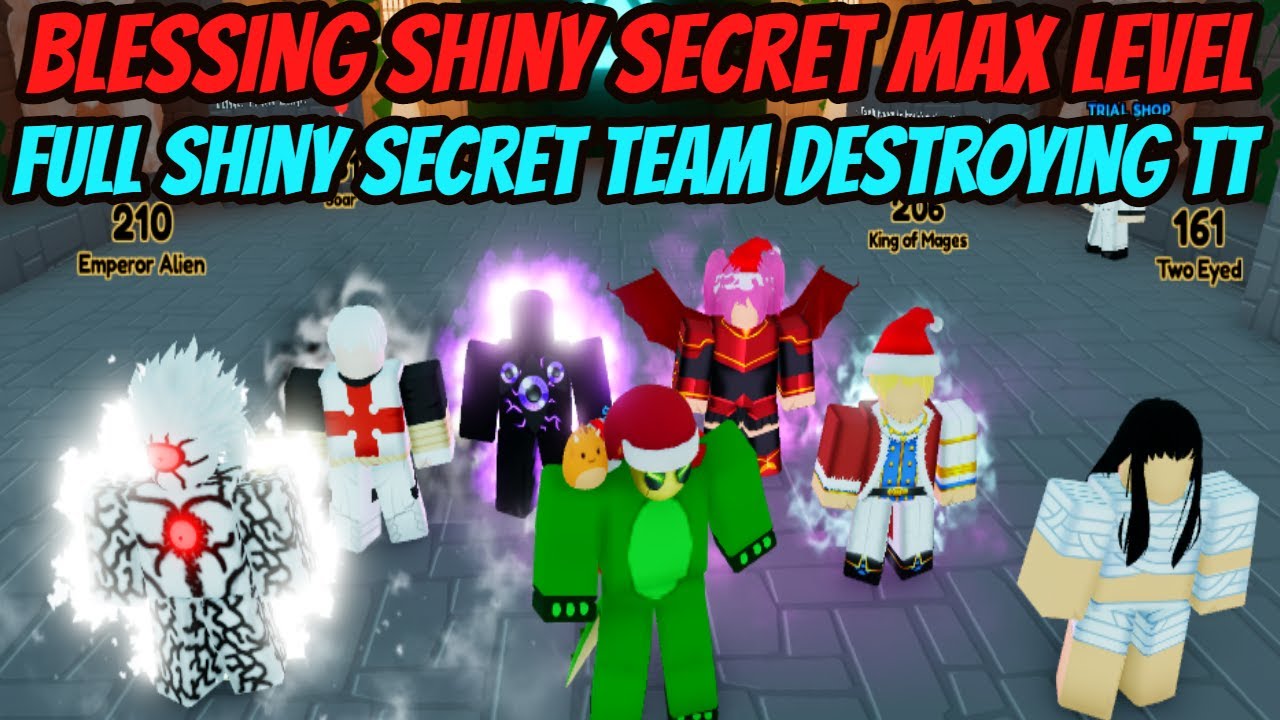 Blessing Shiny Secret level MAX + Full Shiny Secret team vs Time trial ...
