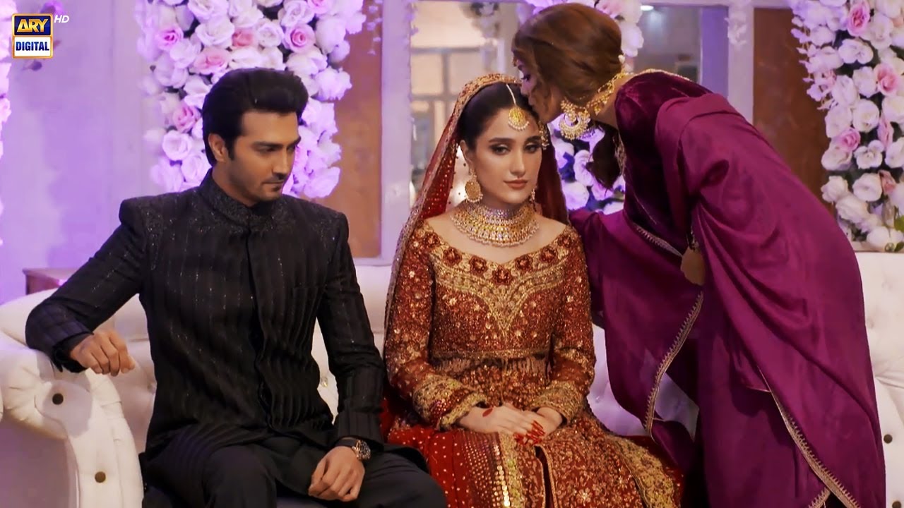 Shahzad Sheikh & Aiza Awan | Wedding Scene #terebinameinnahi - YouTube