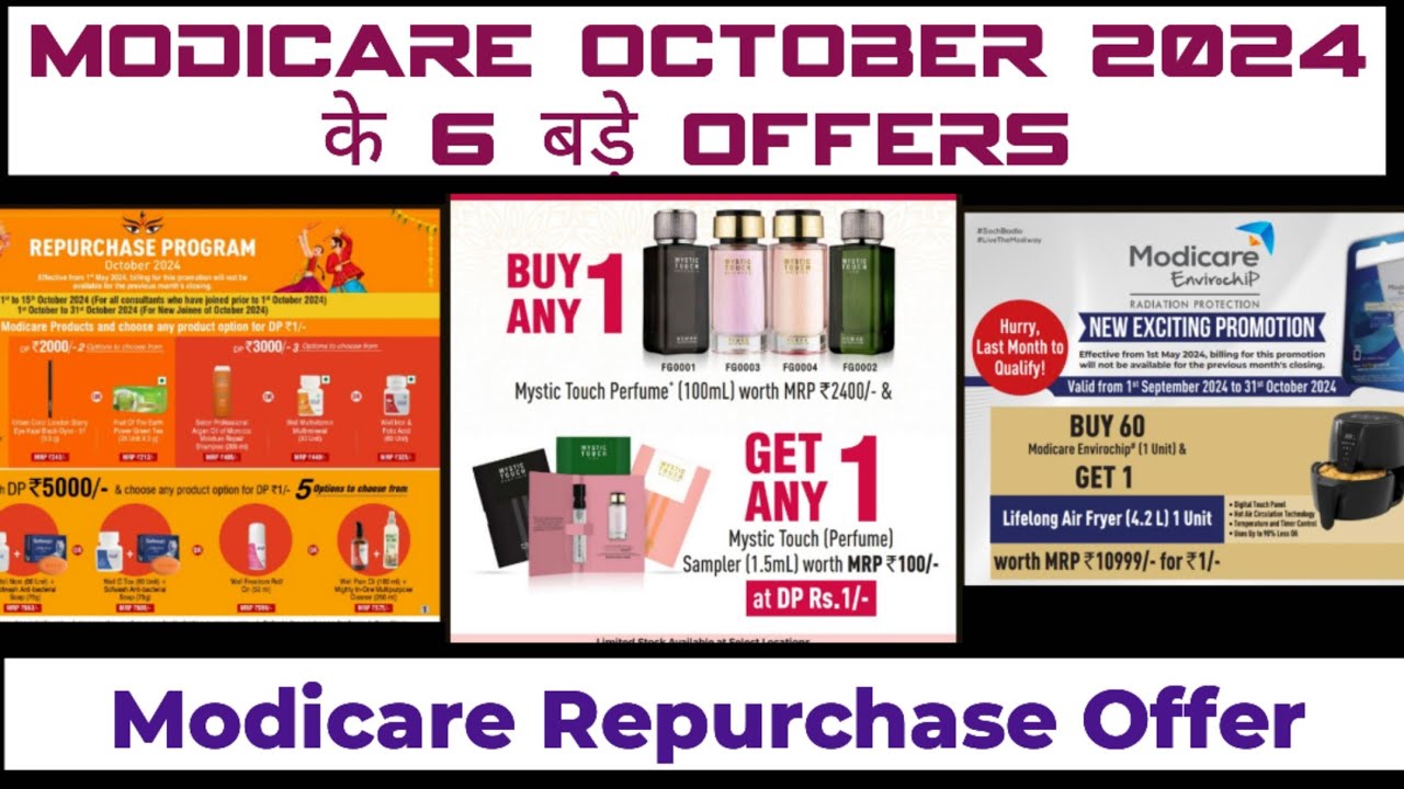 Modicare October 2024 offers | modicare repurchase offer | modicare ...