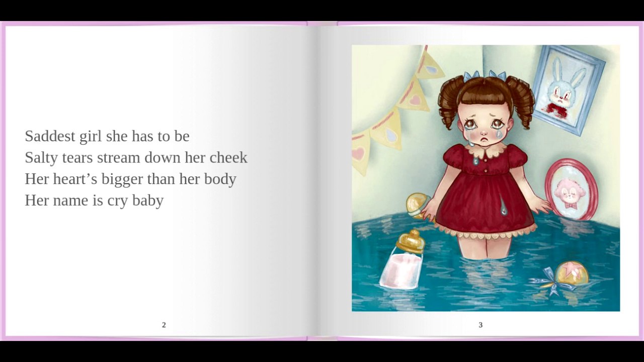 book "cry baby story book" - YouTube