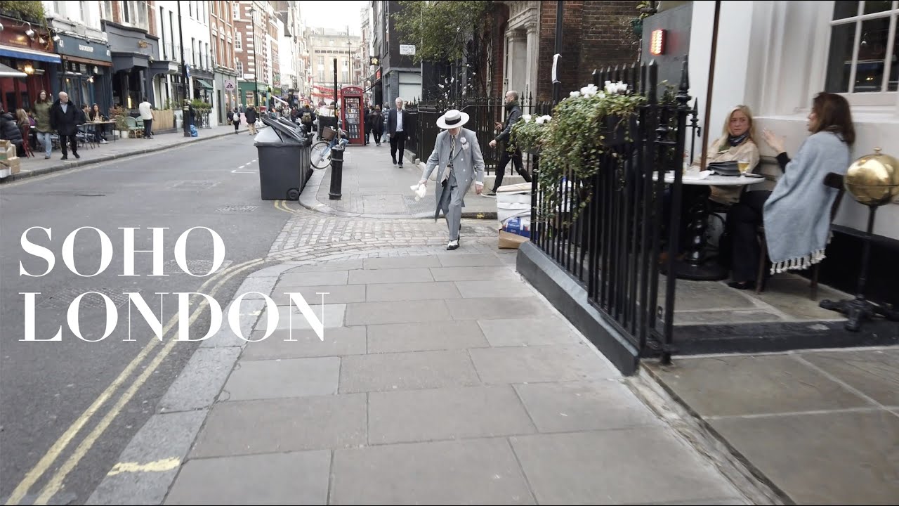 Walk in the heart of vibrant Soho | Central London Walk [4K HDR] - YouTube