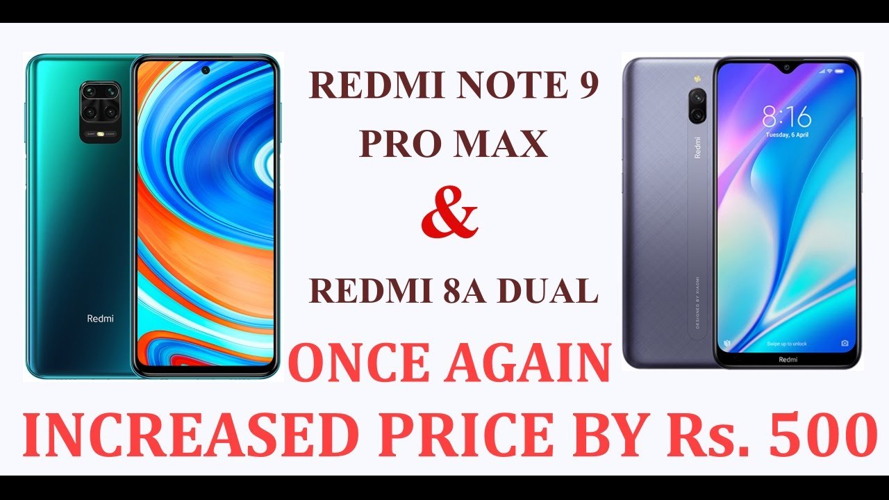 Redmi again increases price by Rs 500 on this phones in India - YouTube