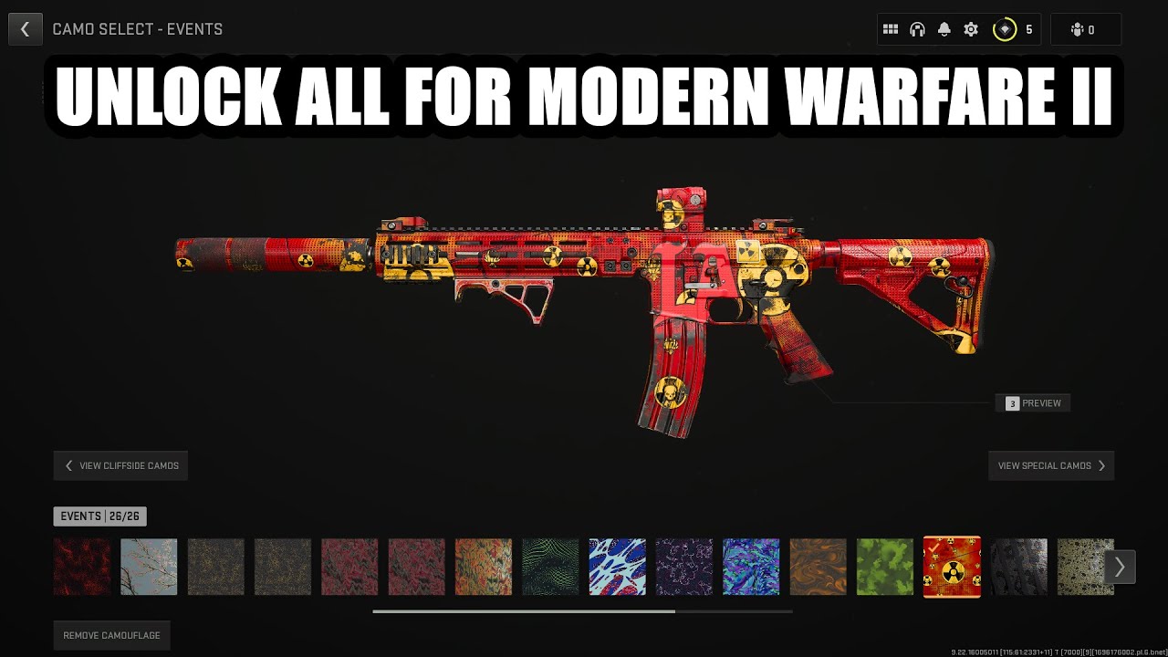 CoD MW2 UNLOCK ALL TOOL 🔥 Modern Warfare 2 / Warzone 2 (Showcase) - YouTube