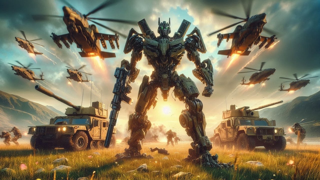 TRANSFORMERS in a Mechanic War | Fantasy Epic Battle Scenes - YouTube