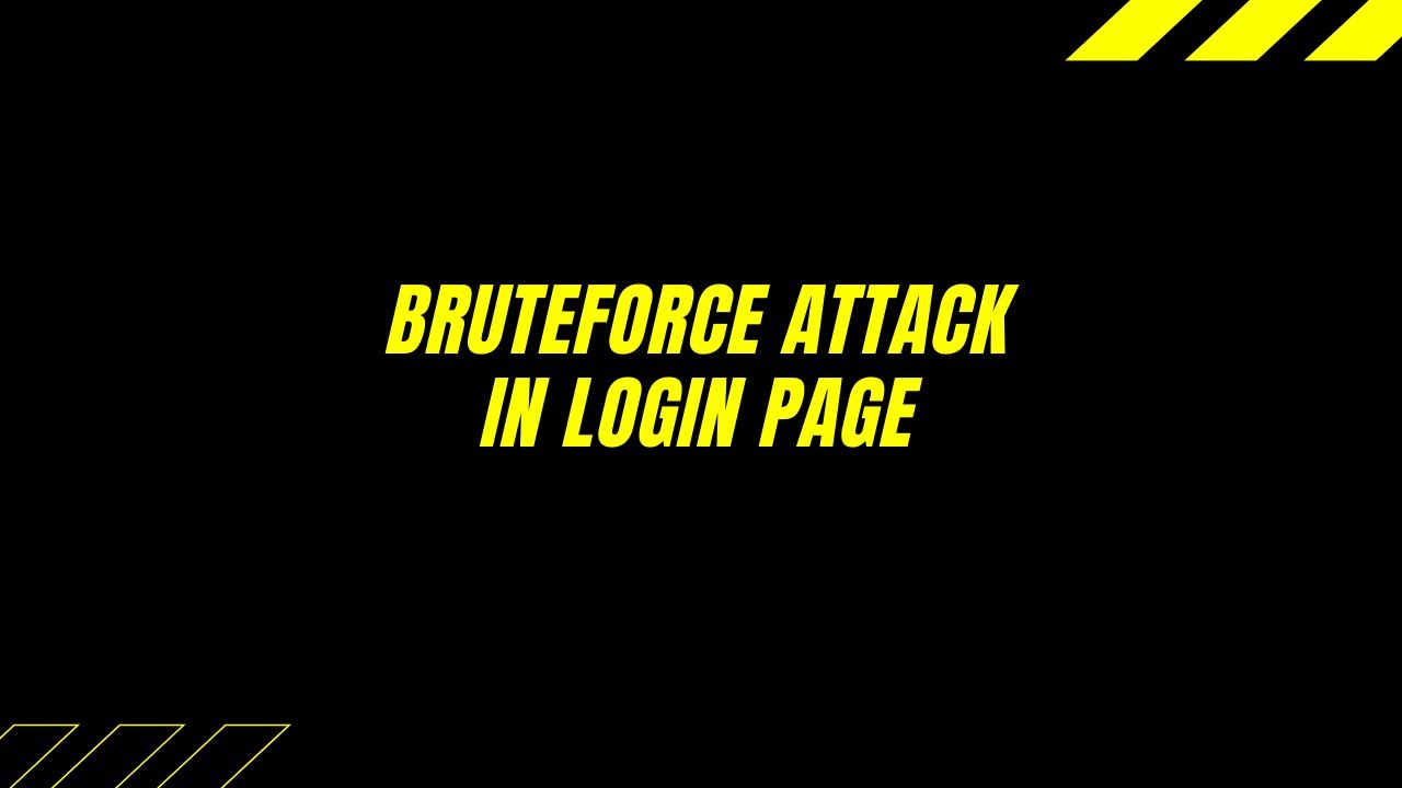 Brute force (Attack in Login Page using Burp-suite Intruder) - YouTube