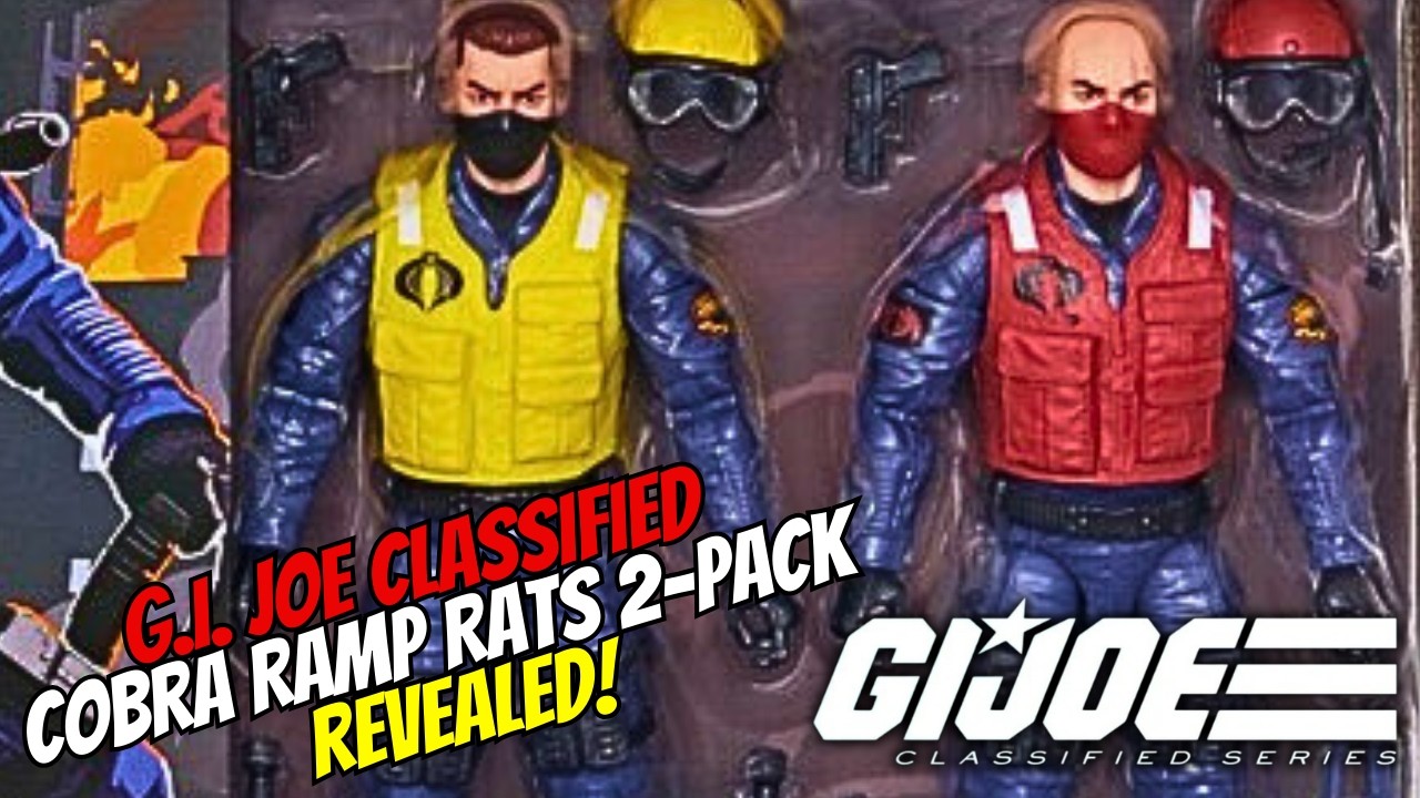 G.I. Joe Classified Cobra Ramp Rats 2-Pack Revealed! - YouTube