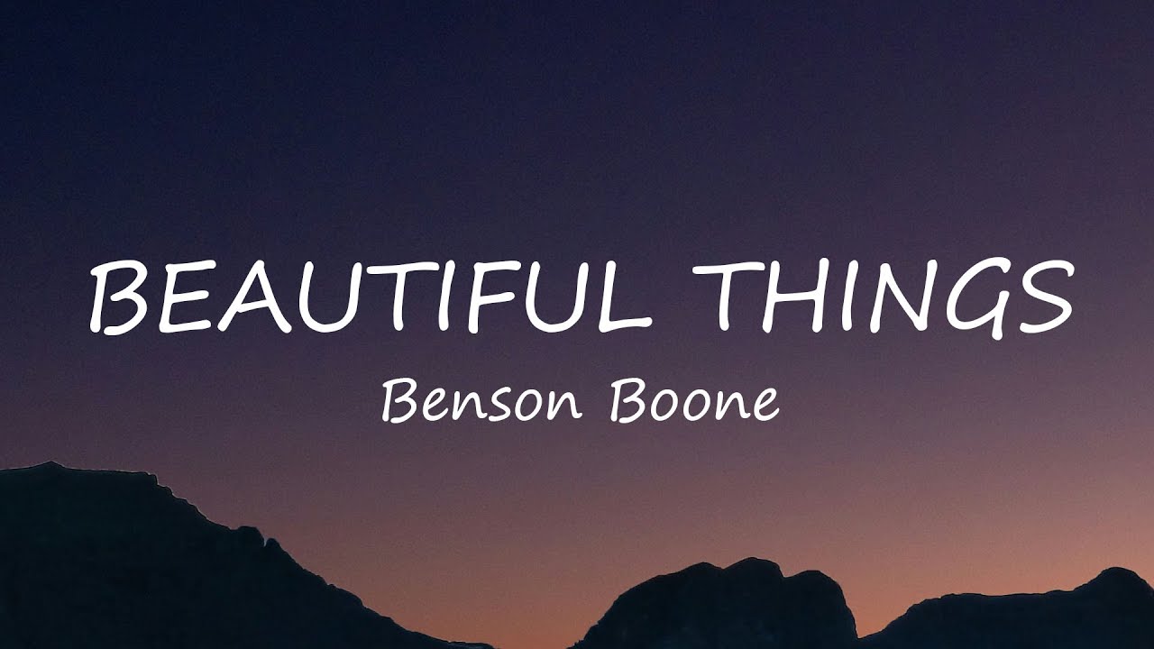 Benson Boone - Beautiful Things (Lyrics) - YouTube