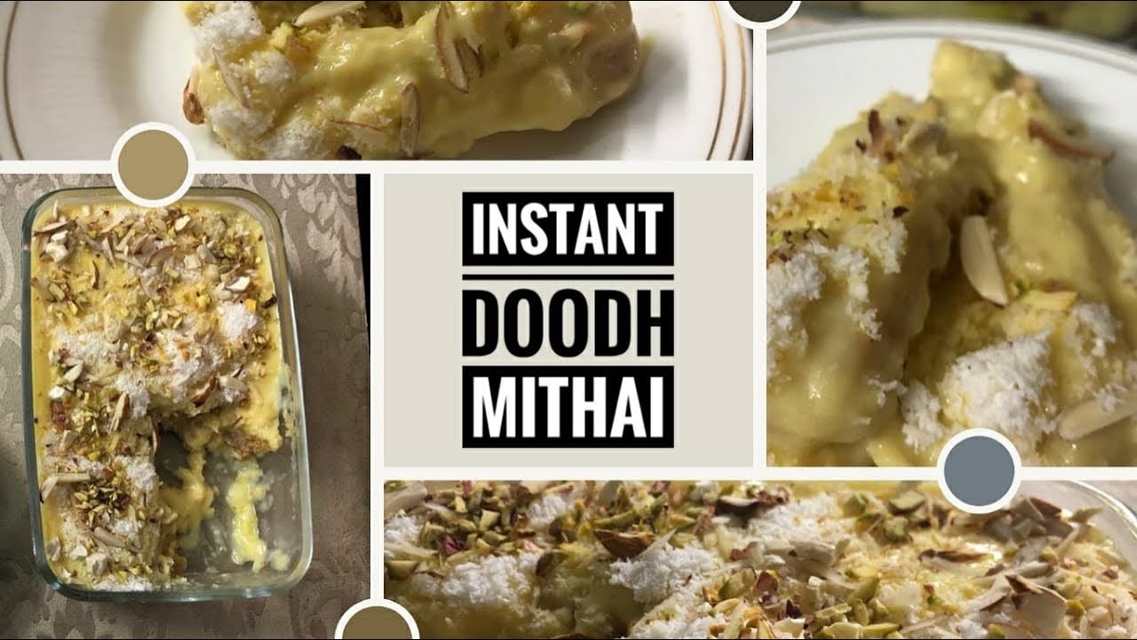 15 mins Desert with 2 cup Milk || Milk Cake || Doodh ki mithai || Doodh ...