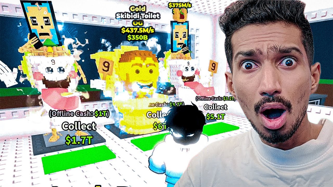 India's First OG Golden SKIBIDI TOILET | Steal a Brainrot - YouTube