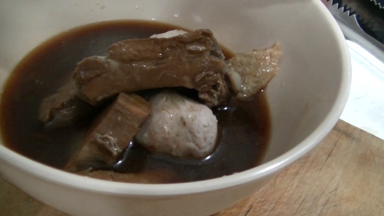 How to make Pork Bone Tea Soup Noodles & Eat Like a Boss (No Noise ...