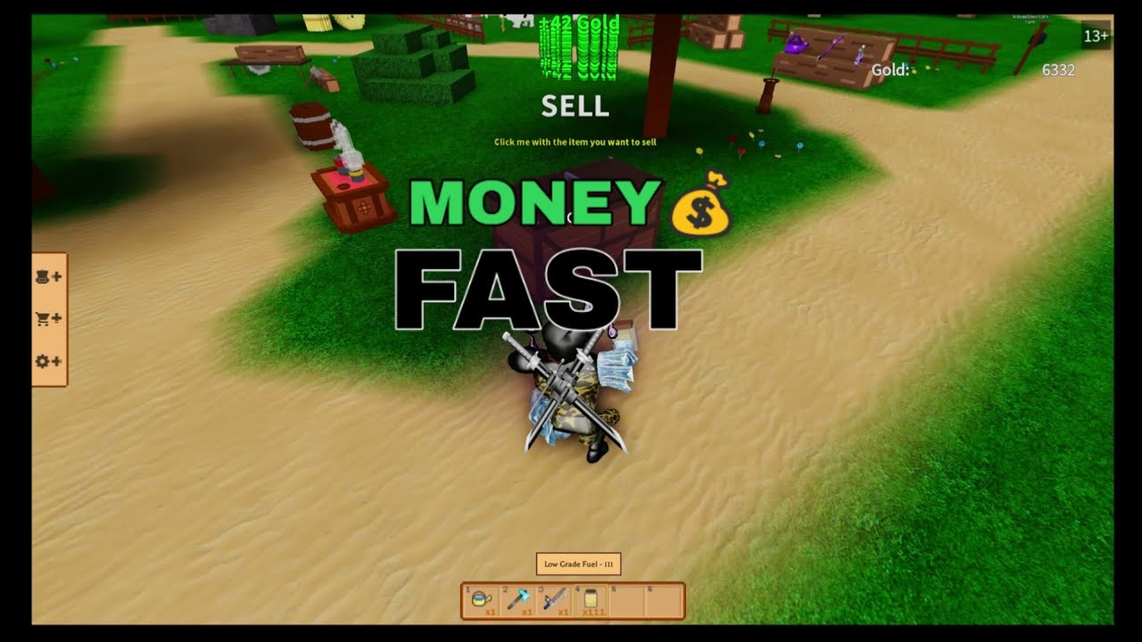 Roblox: Farm life how to get money - YouTube