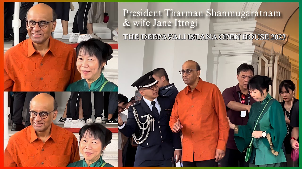 President Tharman Shanmugaratnam & wife Jane Ittogi - THE DEEPAVALI ...