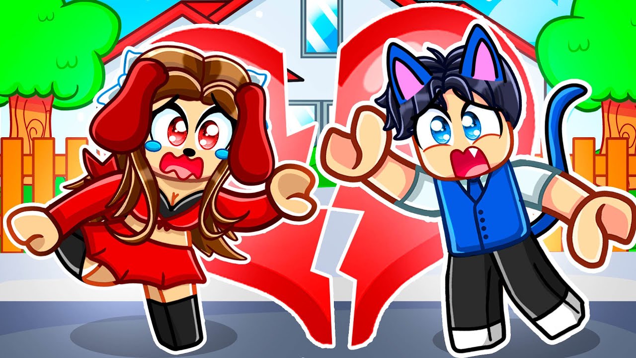 CAT And DOG FORBIDDEN LOVE In Roblox SNAPCHAT! - YouTube