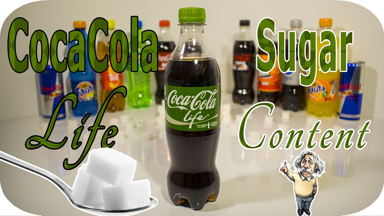 Coca Cola Life Sugar Content - YouTube