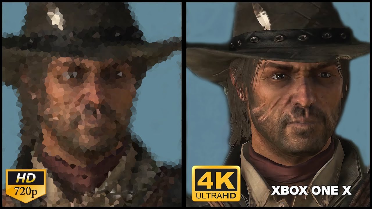 Red Dead Redemption 4K Gameplay HD vs 4k Game Resolution - YouTube