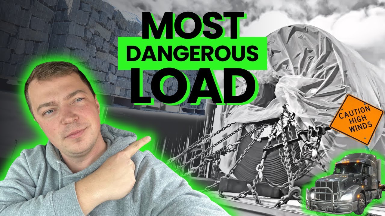 Truckers nightmare Suicide Coil | Extreme Winds on the road - YouTube