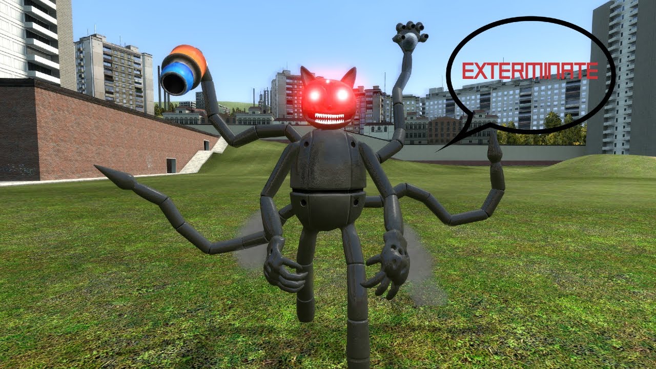 Cartoon Cat gets upgraded! | Mecha Cartoon Cat NEXTBOT | Gmod - YouTube