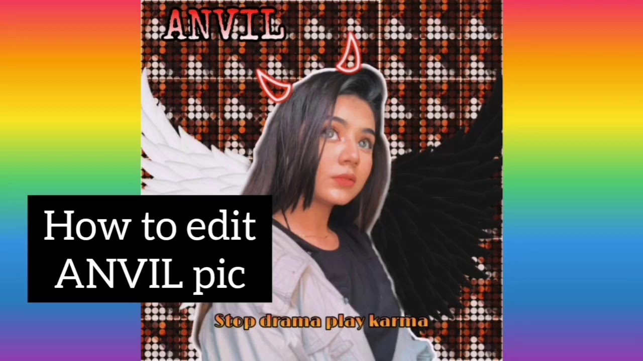 AnViL edit TUTORIAL | Step by step by PICSART | Mery_edits - YouTube