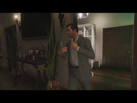 GTA V Michael putting Amanda in bed (morning)