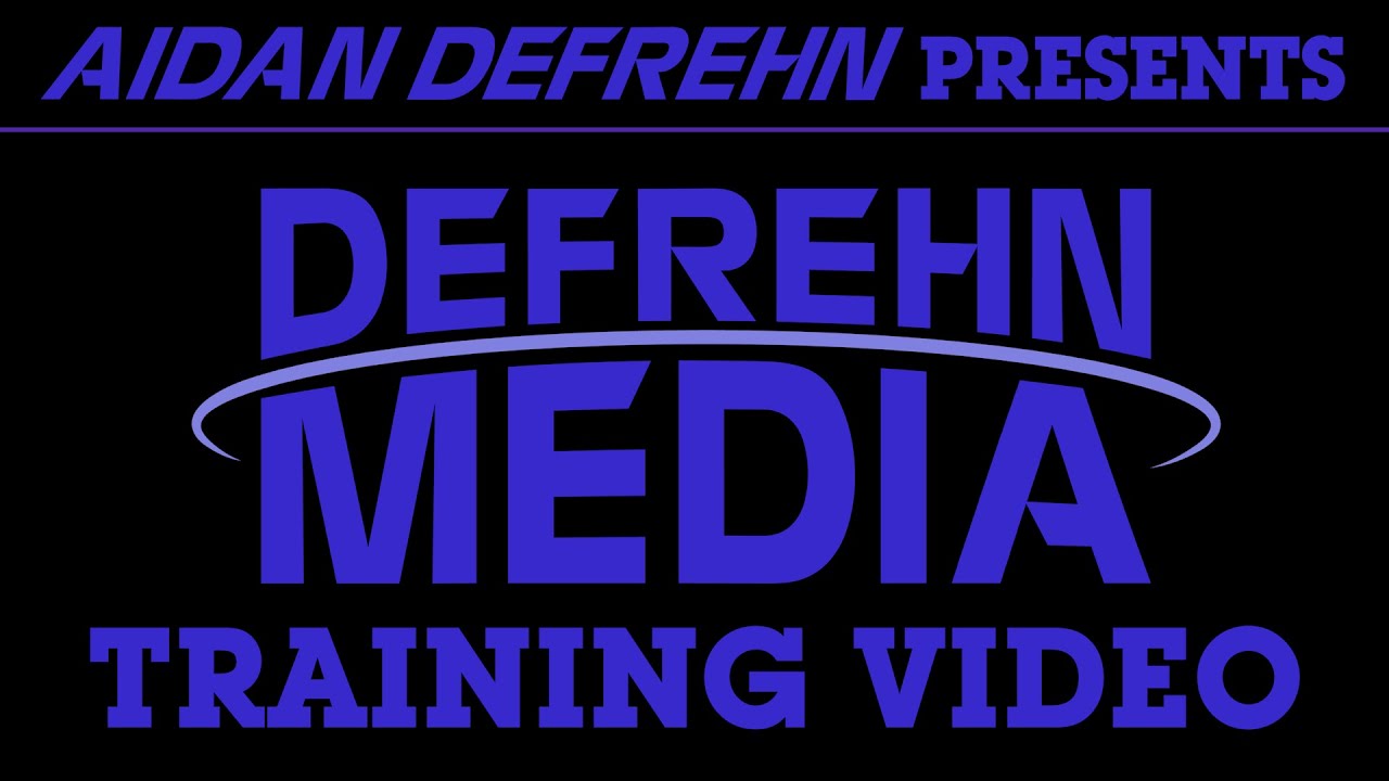Aidan DeFrehn Presents: DeFrehn Media Training Video - YouTube