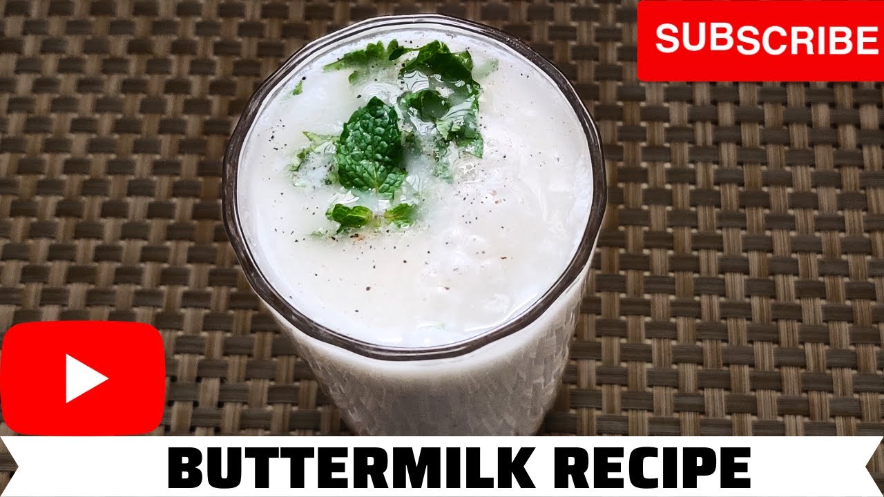 Mattha | मठ्ठा | Masala Buttermilk | Masala Chaas Recipe | Masala Taak ...