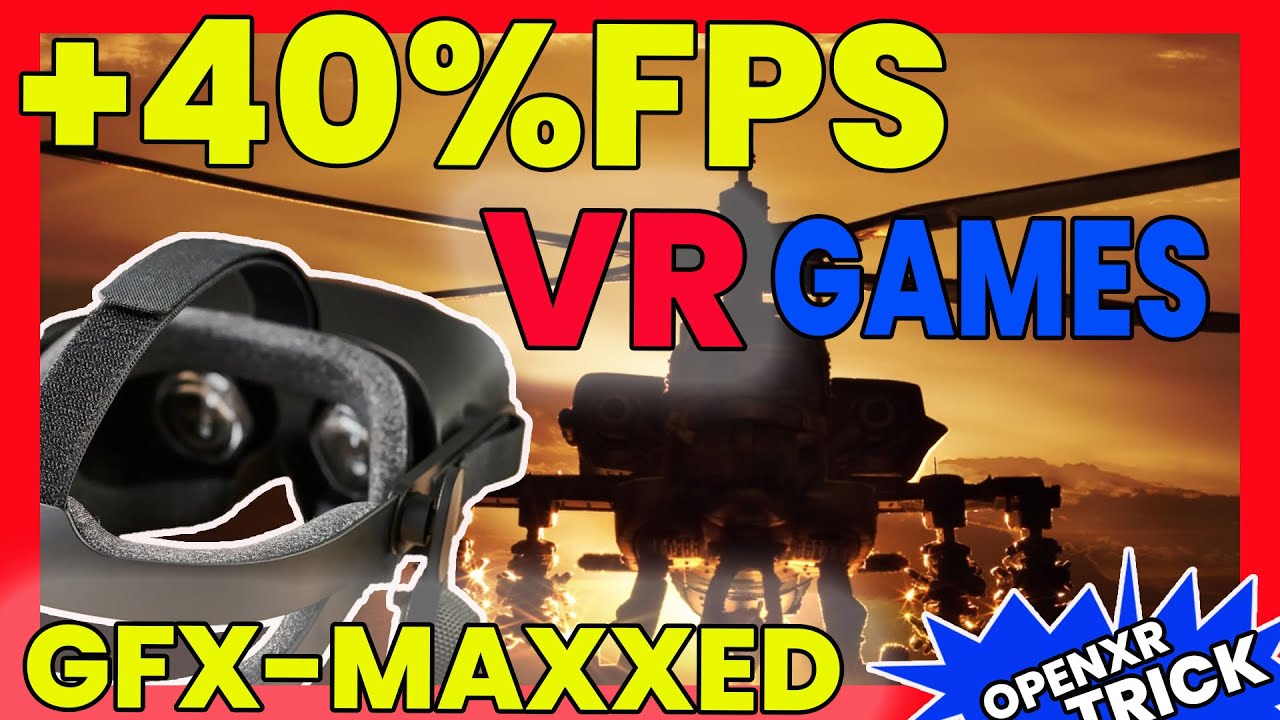 How To GET More FPS in VR + 40% GFX Maxxed | DCS & Other Games - YouTube