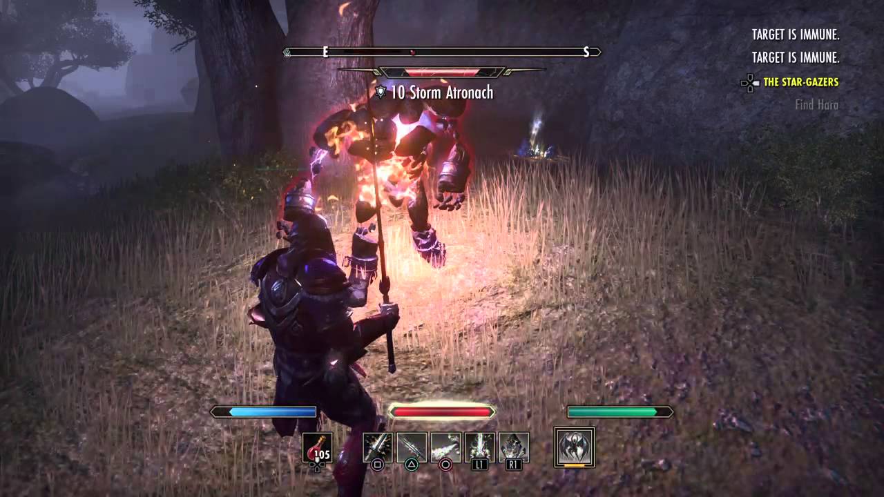 Daedra Slayer Achievement ESO Flame Frost Storm Atronach Farming - YouTube